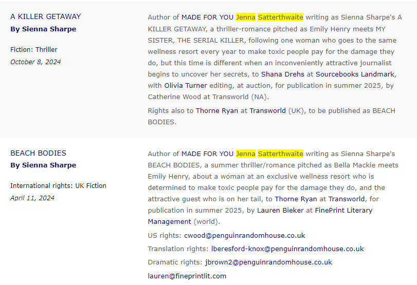 New Sienna Sharpe book coming your way Summer 2025 – Jenna Satterthwaite